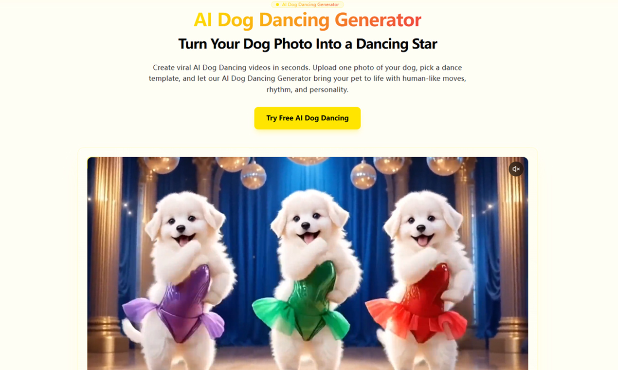 AI Dog Dancing Generator - Lovable App